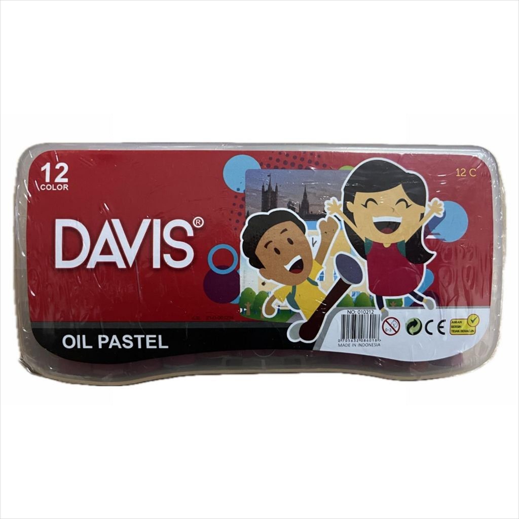 Jual [D] Crayon Isi 12 Warna Davis (12w) | Shopee Indonesia