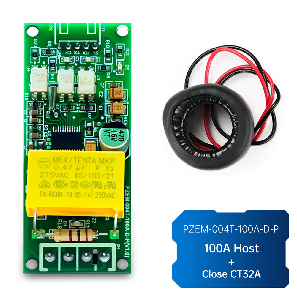 Jual PZEM-004T AC Digital Voltmeter Ammeter Wattmeter Power Frequency ...