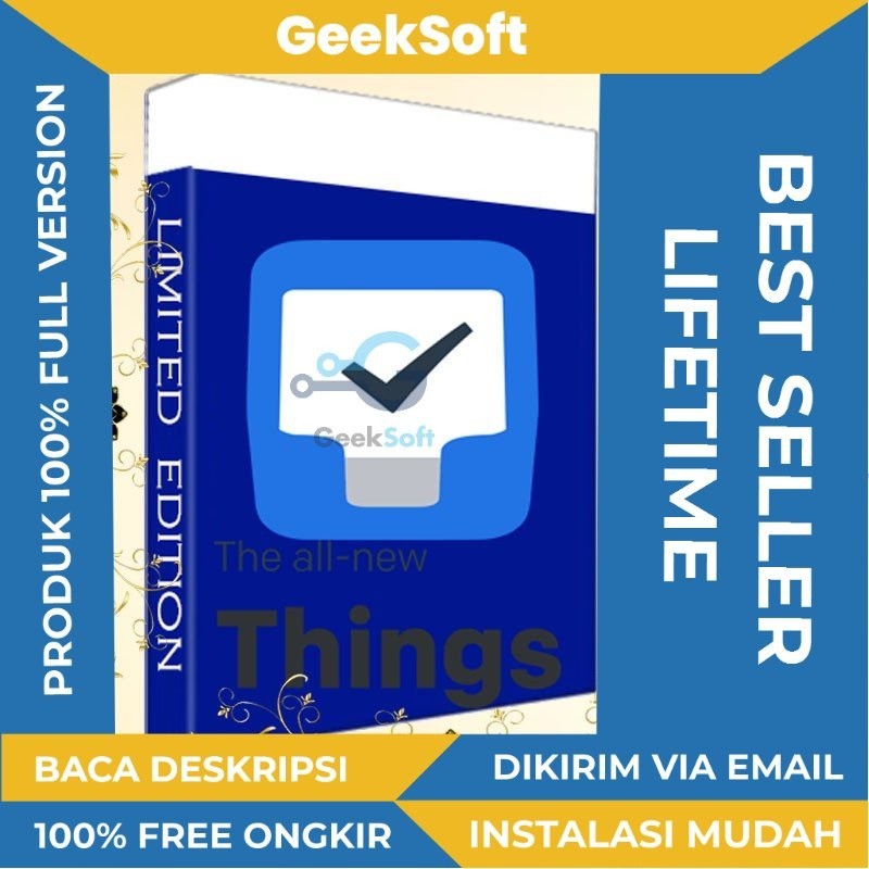 Jual [FULL VERSION] Things 3 Mac To Do List LIFETIME - GARANSI AKTIVASI - Aplikasi pengelola ...