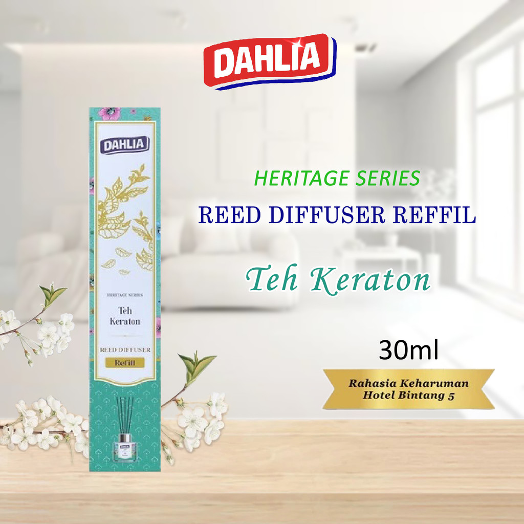 Jual Dahlia Reed Diffuser Refill Teh Keraton Pengharum Ruangan | Shopee ...