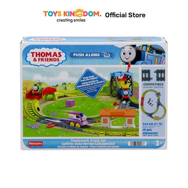 Jual Toys Kingdom Thomas & Friends Playset Teamwork Track Hvx61 Toys ...