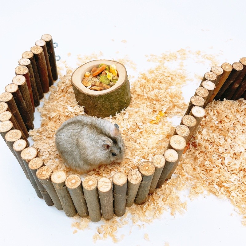 Jual Hamster log fence, hedgehog log arch bridge, lizard, turtle ...