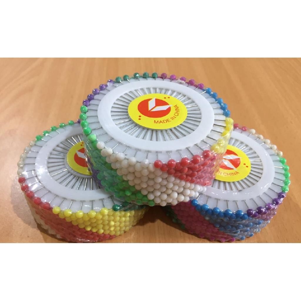 Jual Jarum Pentul Piring Bulat Mutiara (12set) | Shopee Indonesia