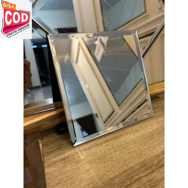 Jual HARGA SATUAN Kaca Cermin Bevel Ketebalan 5MM Kaca Asli 100% ...