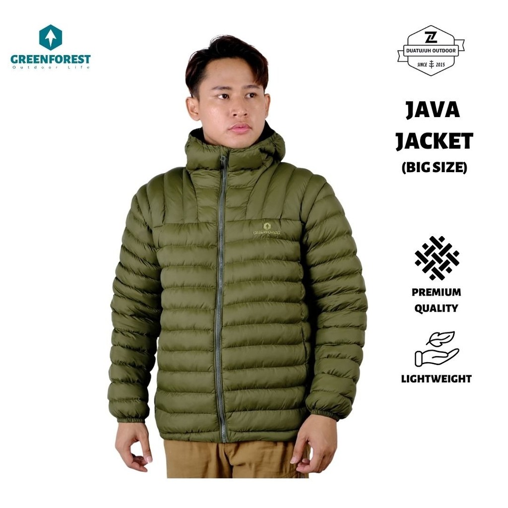 Jual Greenforest Java Jaket Puffer Musim Dingin Big Size Pria dan ...