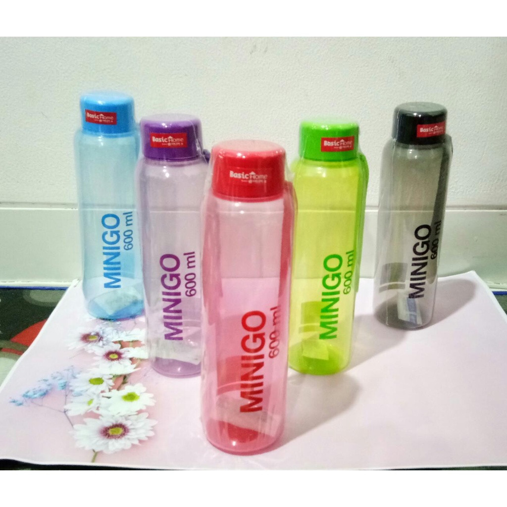 Jual Botol Minum plastik & Botol MINIGO BOTTLE 600 mil & NH&98 Basic ...