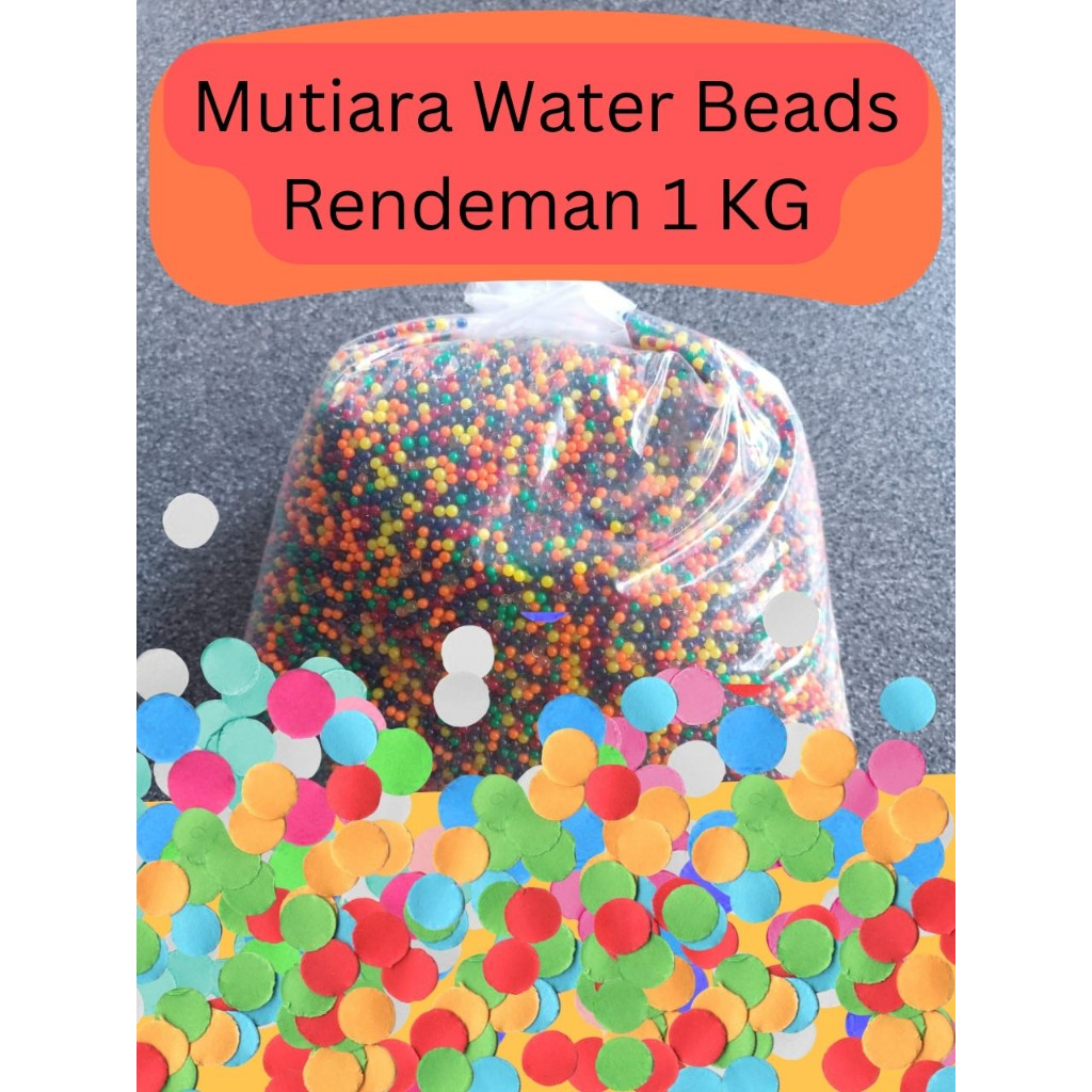Jual MAINAN RENDEMAN MUTIARA WATER BEADS HEWAN WARNA WARNI 1 PAK ISI 1 ...
