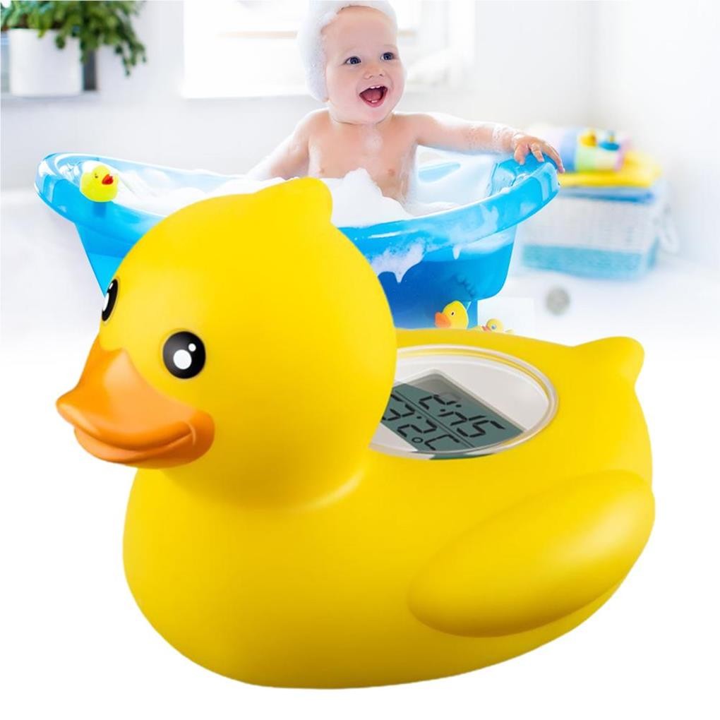 Jual Baby Bath Water Thermometer Duck Waterproof Digital Room Shower ...