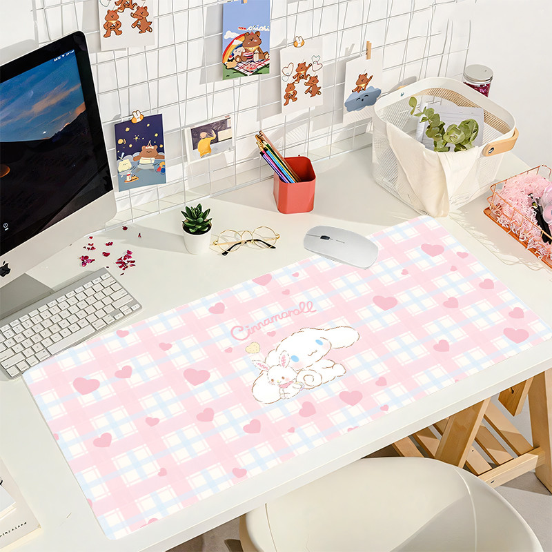 Jual Cinnamoroll Mouse Pad anime Kawaii Large Mat Gaming Kuromi ...
