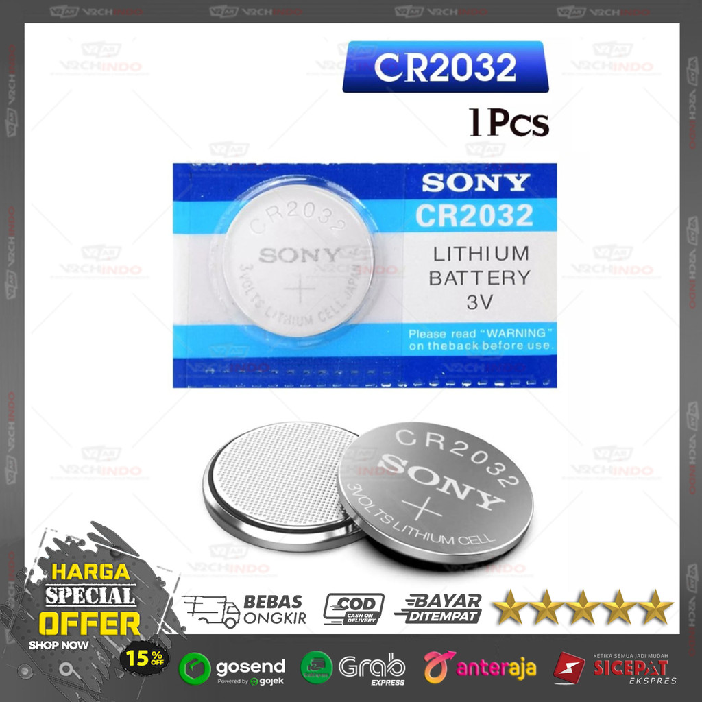 Jual Baterai / Bateray / Batray / Battery / Batre CMOS 3V CR-2032 ...