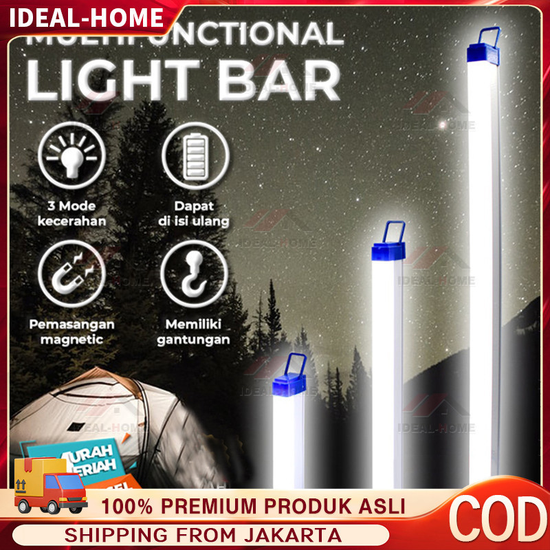 Jual lampu neon led panjang T7 usb bolam let portable emergency lamp darurat mati lampu lid ...