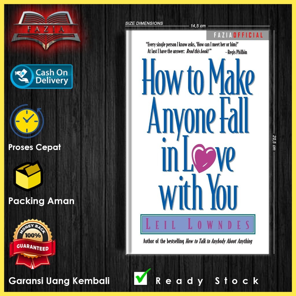 Jual How to Make Anyone Fall in Love with You by Leil Lowndes (English/Indonesia) | Shopee Indonesia