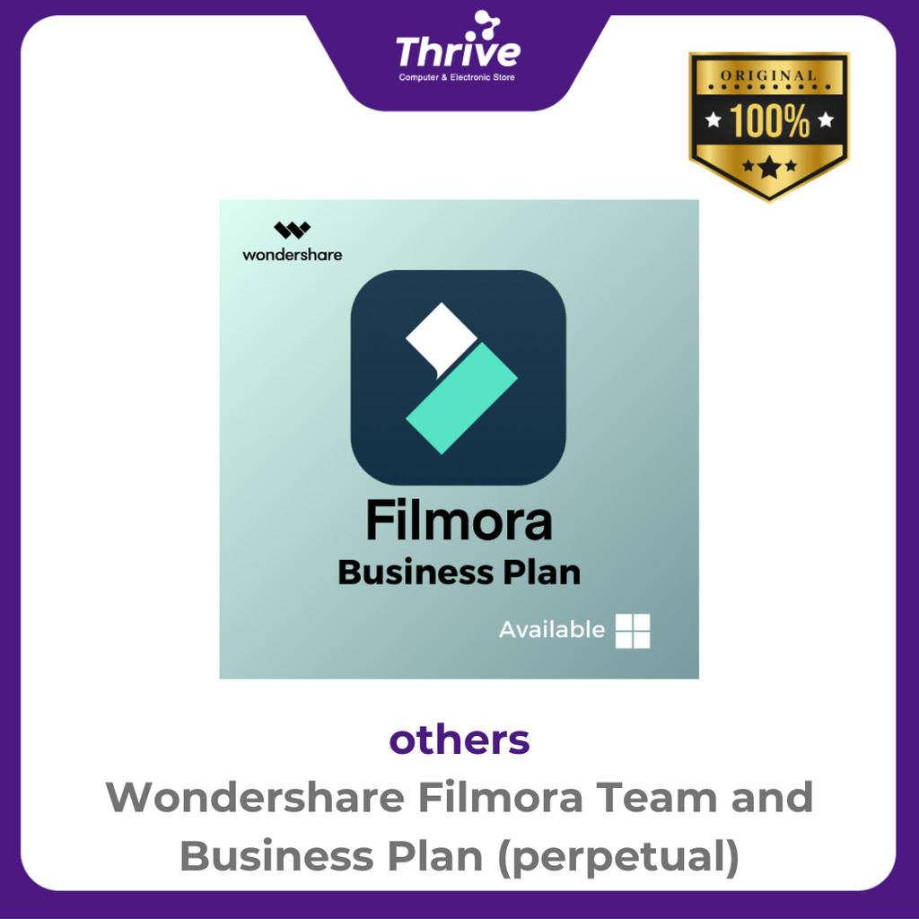 Jual Wondershare Filmora Team and Business Plan (perpetual) | Shopee ...