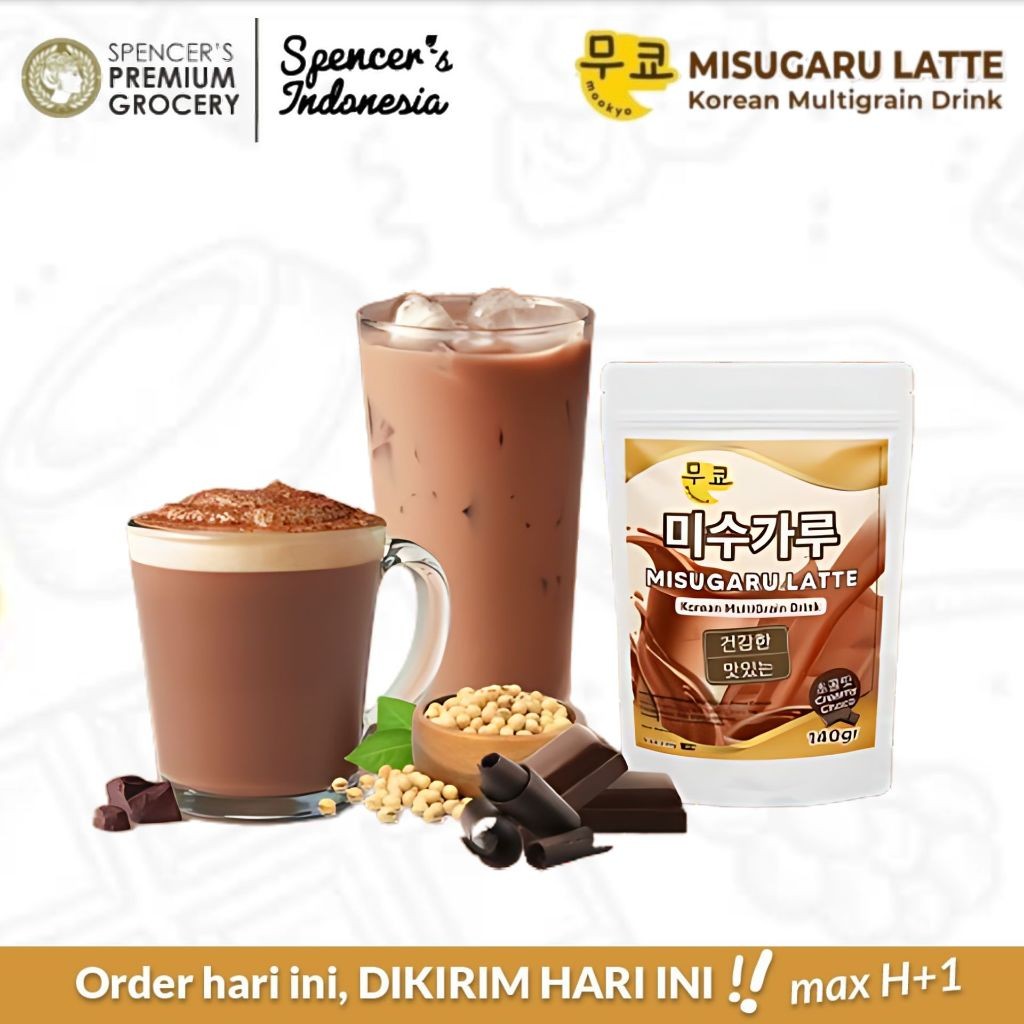 Jual Spencer's Misugaru Latte Korean Multigrain Drink Creamy Choco ...