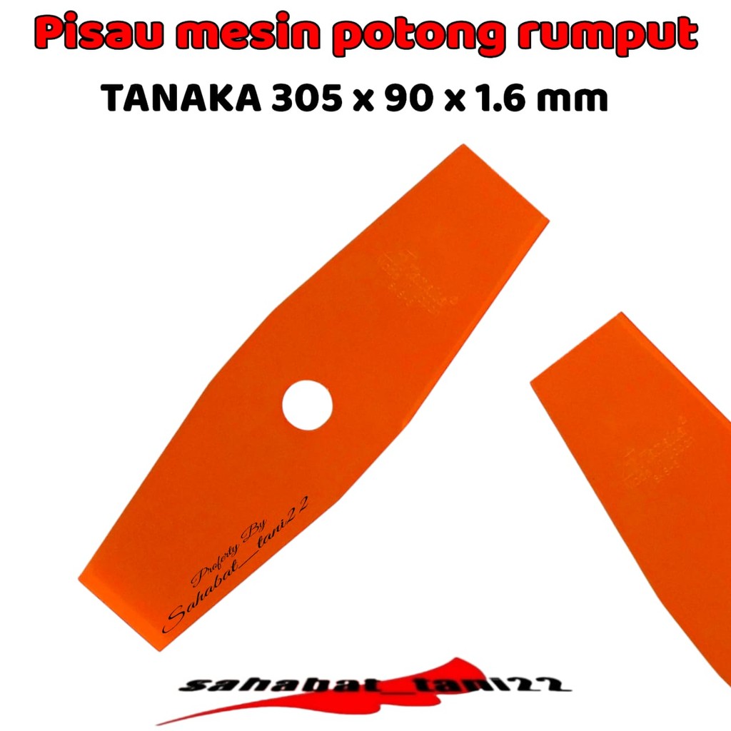 Jual Pisau mesin potong rumput tanaka pisau potong rumput PENDEK TANAKA ...