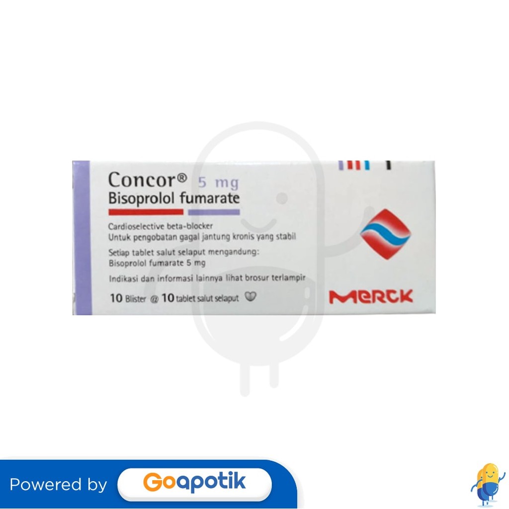Jual Concor 5 Mg Box 100 Tablet / Hipertensi | Shopee Indonesia