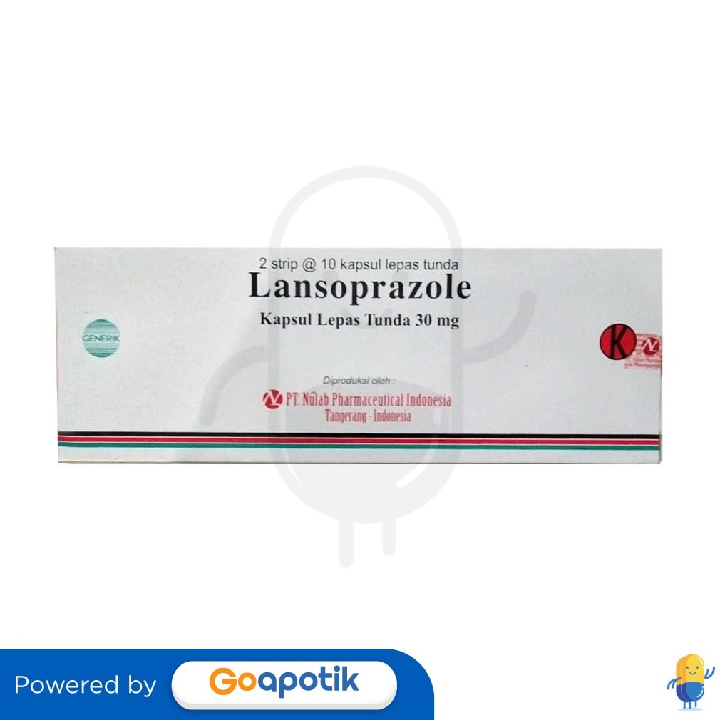 Jual Lansoprazole Nulab 30 Mg Box 20 Kapsul | Shopee Indonesia
