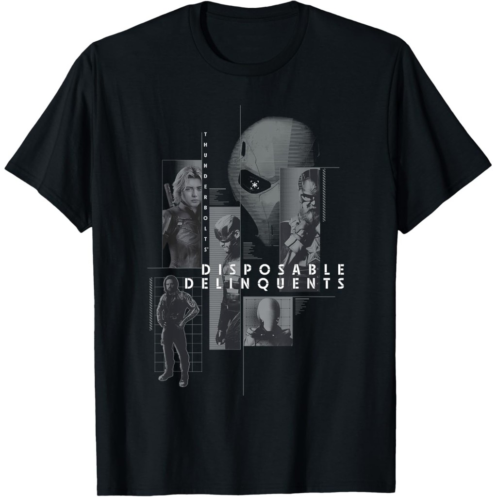 Jual Baju Kaos Dewasa Marvel Thunderbolts Disposable Delinquents Panels ...