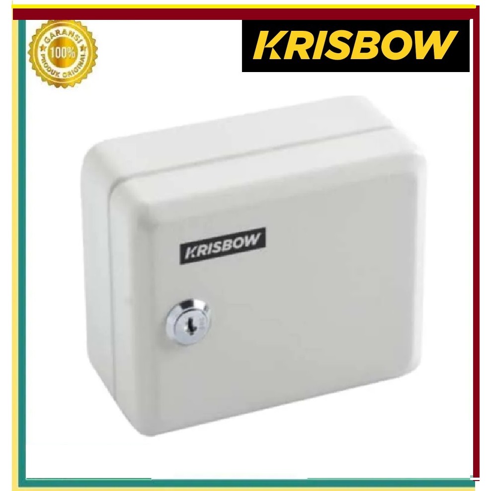 Jual Krisbow Key Box gantungan kunci tempel dinding 10 keys kotak kunci ...