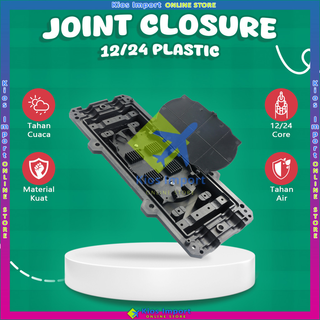 Jual Clousure Inline 12-24 Core Joint Closure 12-24 Core Fiber Optik ...
