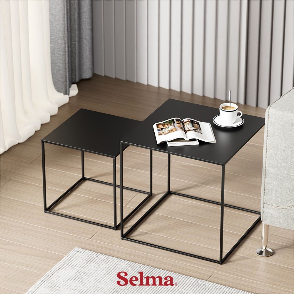 Jual Selma Set 2 Pcs Lindy Meja Tamu Meja Tamu Coffee Table Meja Ruang ...