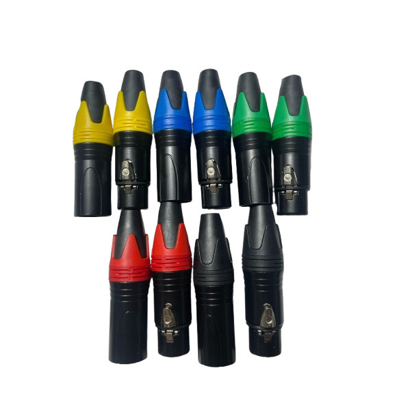 Jual Jack Canon XLR 3 Pin Male / Soket Canon Kunci Female Socket Canon ...