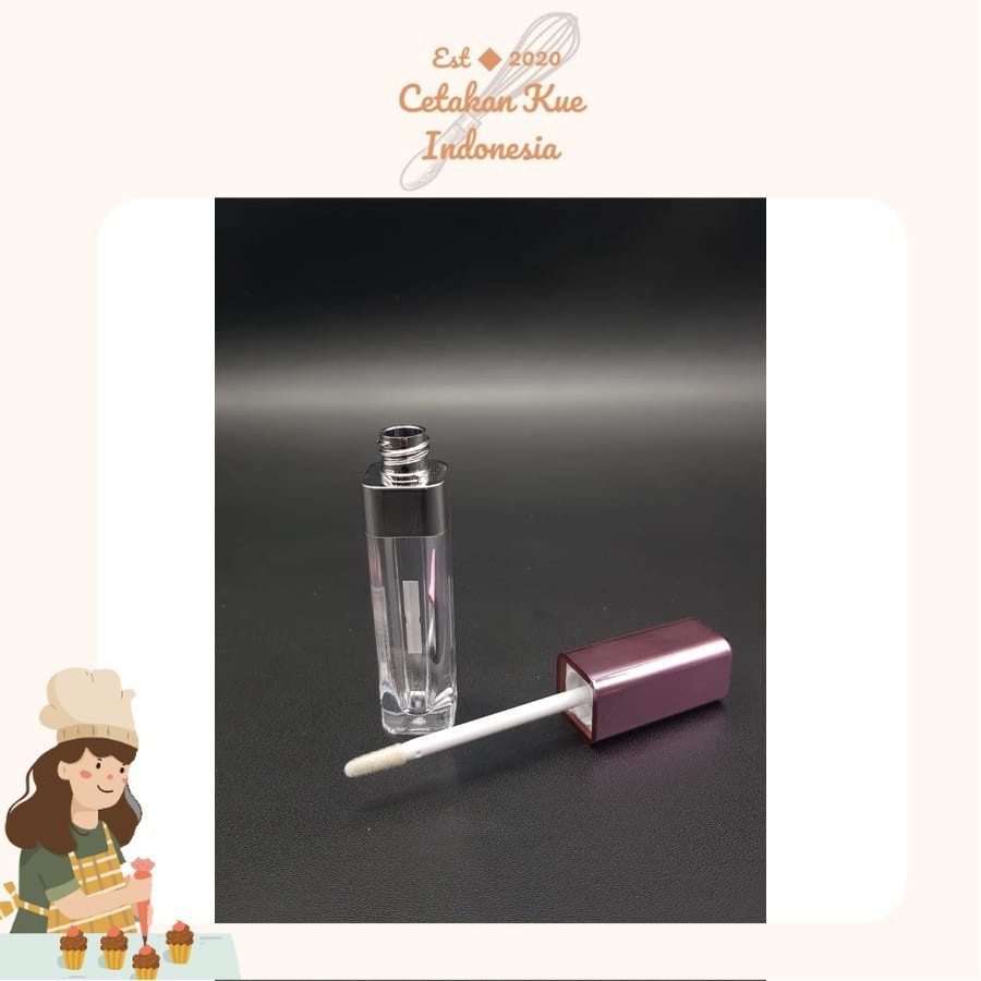 Jual Botol Kaca Lipgloss Kosong Pink 6ml | Shopee Indonesia