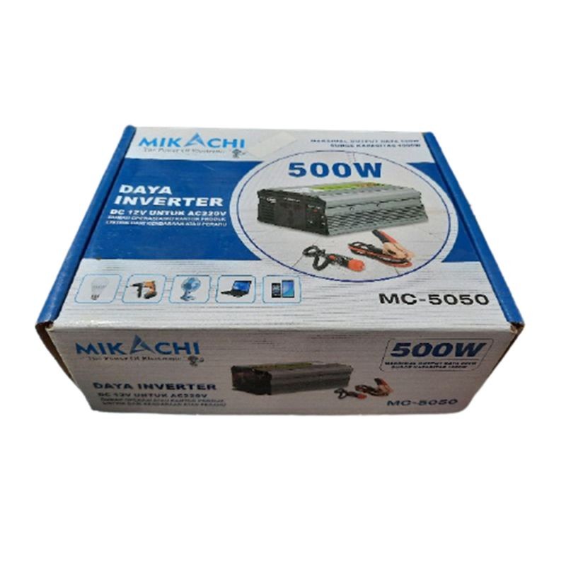 Jual Power Inverter DC 12V 500W Mikachi MC-5050 | Shopee Indonesia