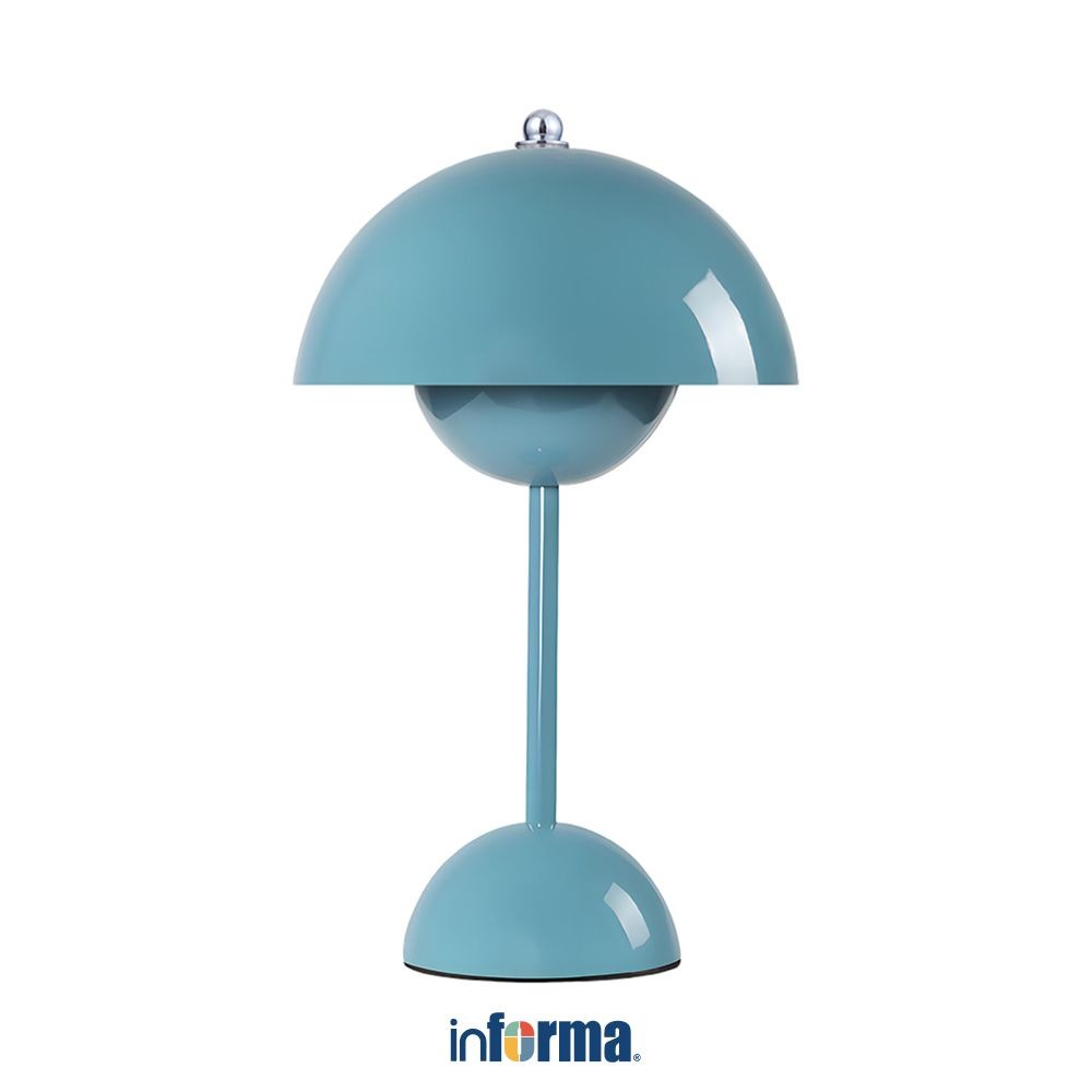 Jual Informa Delta Lampu Meja Portable Rechargeable - Biru Decorative ...