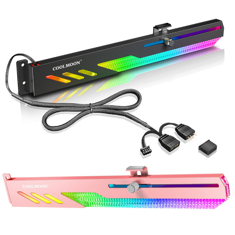 Jual New CM-GH2 Vertical GPU Support Colorful 5V A-RGB Bracket Computer ...