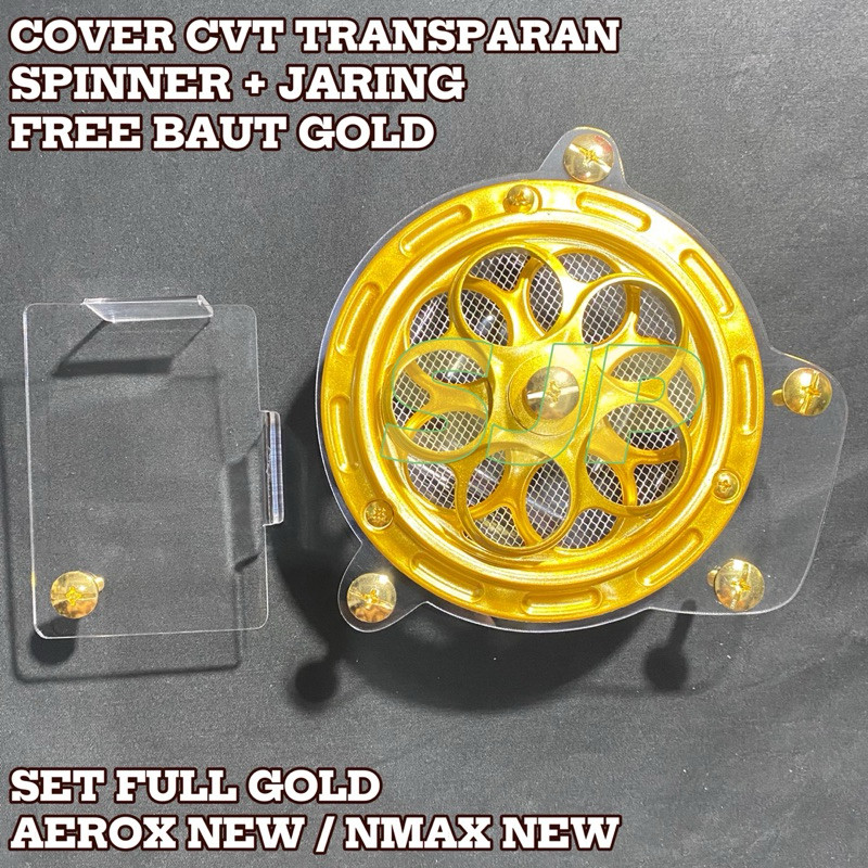 Jual cover cvt transparan set spinner nmax new aerox new | Shopee Indonesia