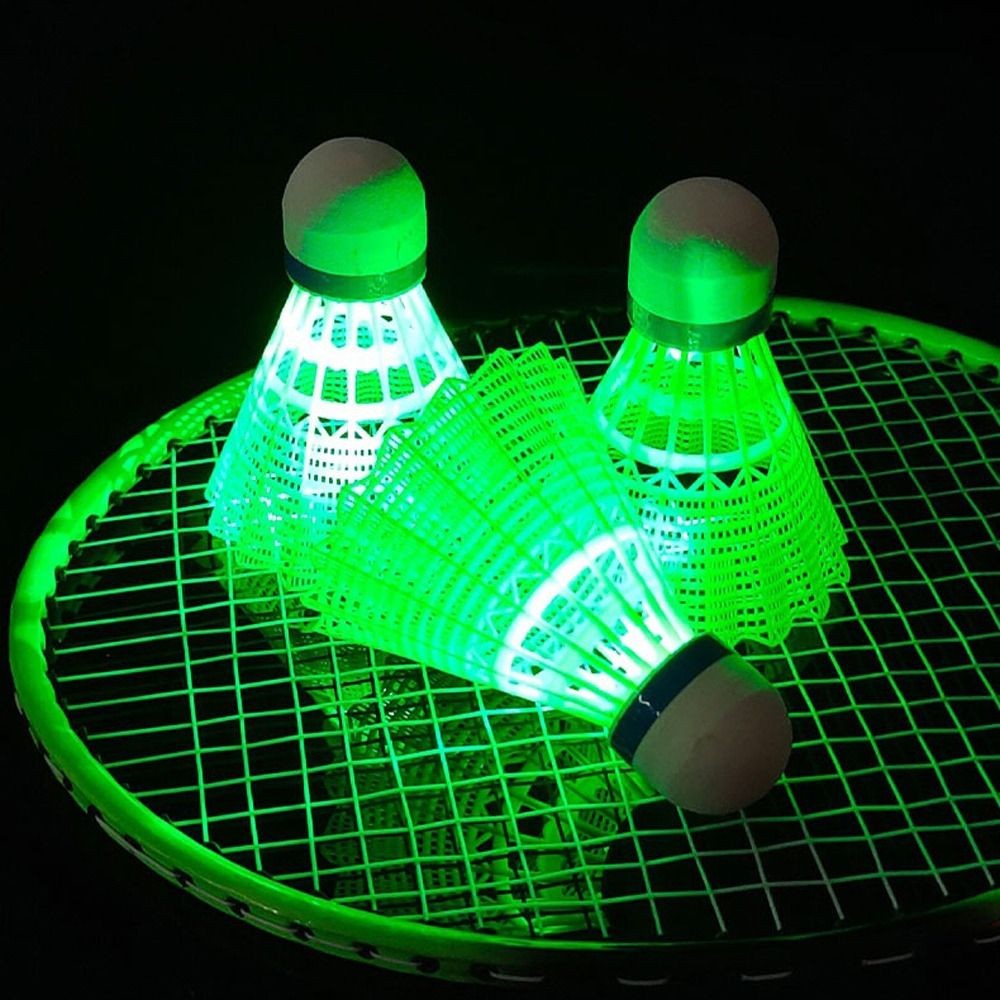 Jual Light-up LED Badminton Lighting Balls Glowing Luminous Badminton ...