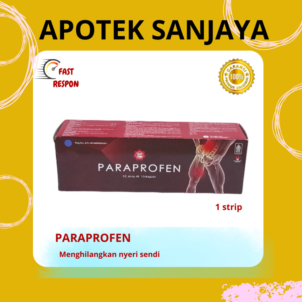 Jual PARAPROFEN/TABLET/STRIP/10 TABLET/PEREDA NYERI | Shopee Indonesia
