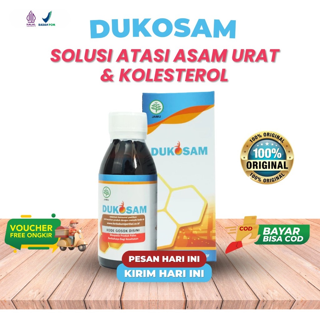 Jual Madu Dukosam Obat Herbal Asam Urat Nyeri Pinggang Bahu Kebas ...