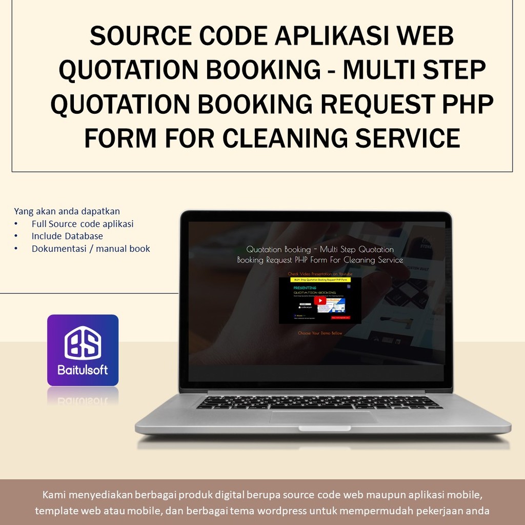 Jual SOURCE CODE APLIKASI WEB QUOTATION BOOKING - MULTI STEP QUOTATION BOOKING REQUEST PHP FORM ...