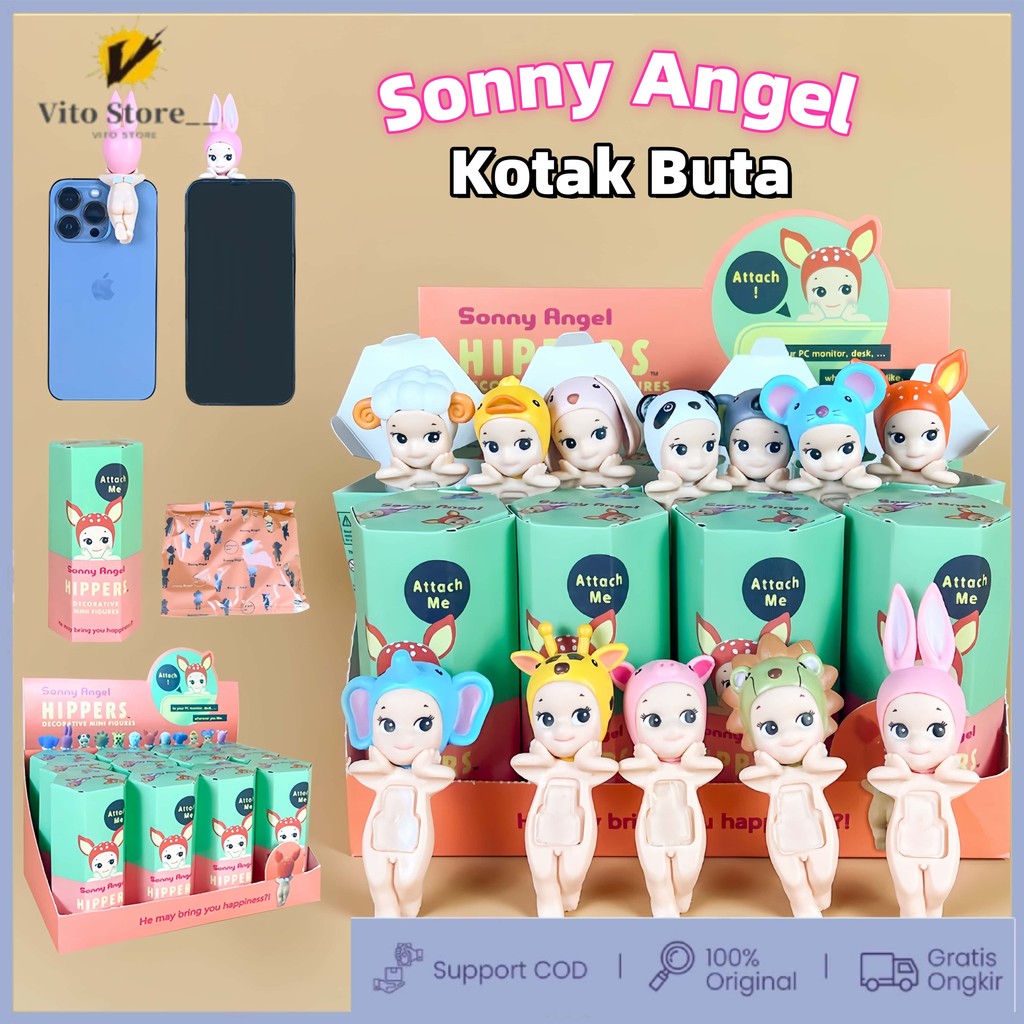 Jual Sonny Angel Hippers Decorative Mini Figure Tempelan Hp RANDOM ...