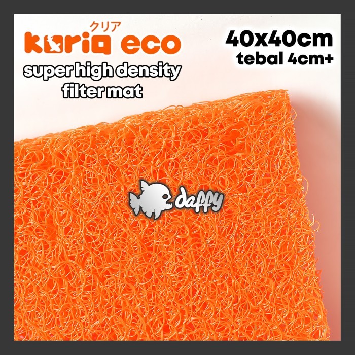 Jual Kuria Eco Mat 40 x 40 cm Filter Mat 40x40 cm japmat akuarium kolam koi | Shopee Indonesia