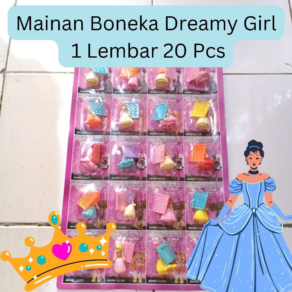 Jual MAINAN BONEKA LEGO DREAMY GIRL PLASTIK 1 LEMBAR 20PCS | Shopee ...
