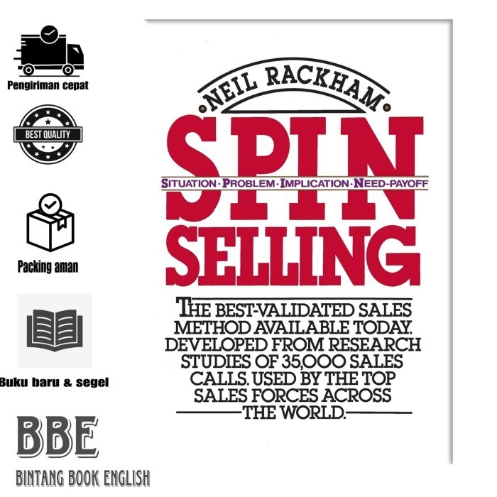 Jual SPIN Selling by Neil Rackham (English/Indonesia) | Shopee Indonesia