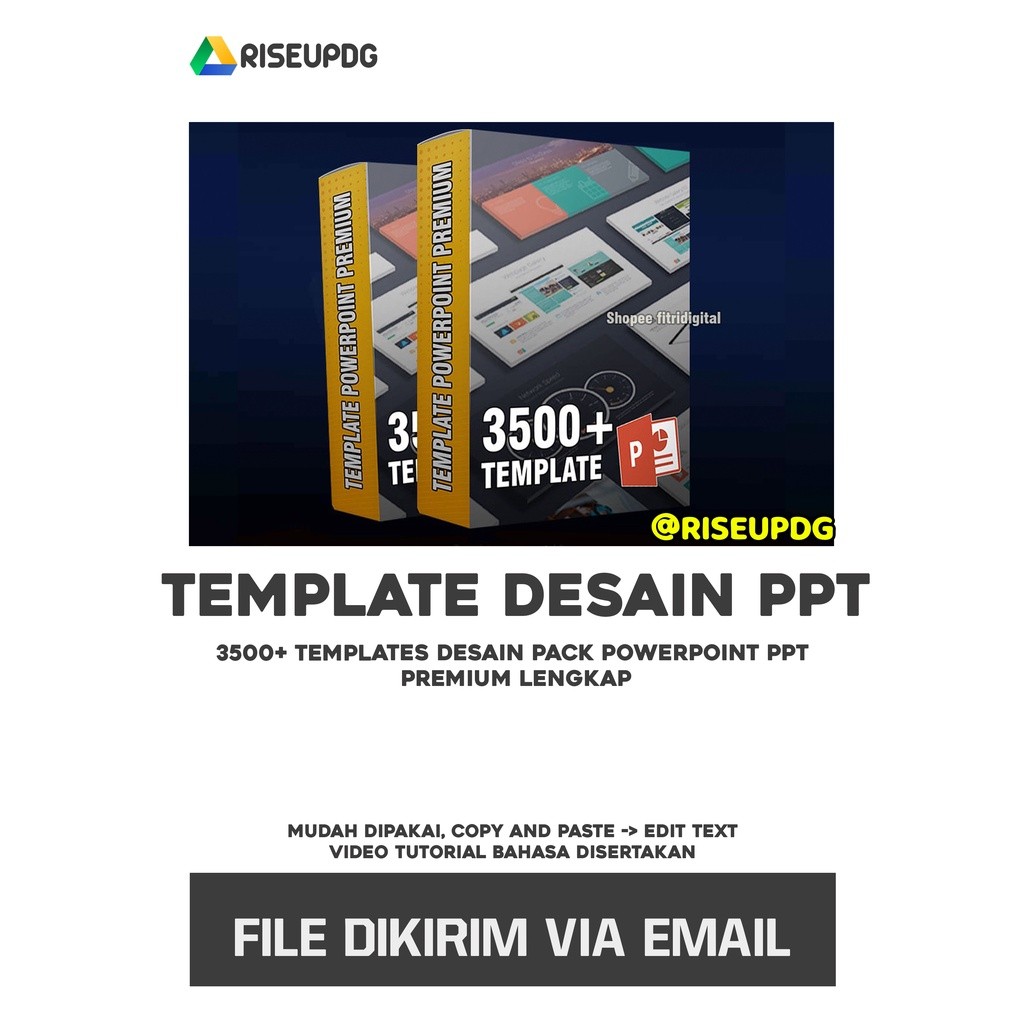 Jual Brikfid.pro 3500+ Templates Desain Pack Powerpoint PPT Premium ...