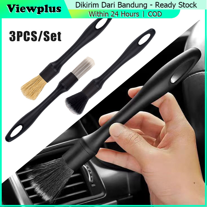 Jual 3Pcs Kuas Detailing Halus Mobil Sikat Pembersih Interior Mobil ...