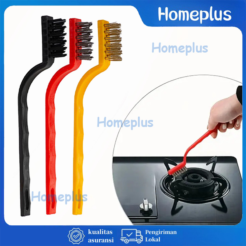Jual 4PCS Wire Brush Kuningan Baja Nylon 3in1 Sikat Pembersih Noda 3 in ...