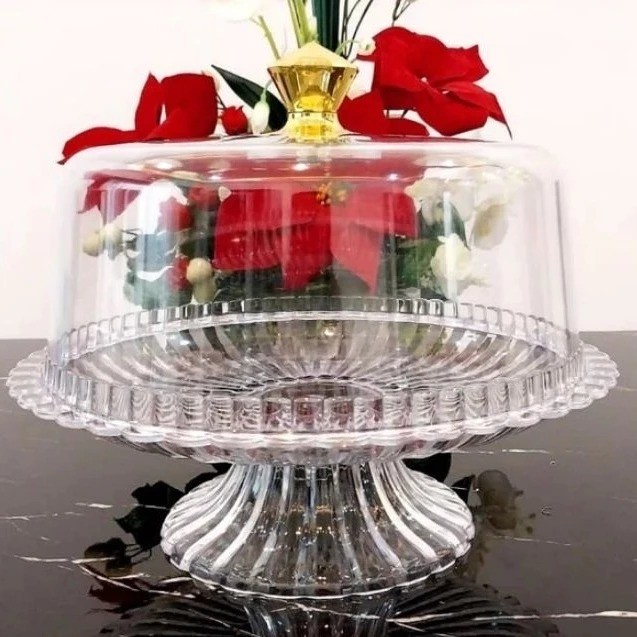 Jual Nata - TEMPAT KUE / RAK KUE / CAKE TRAY BULAT BENING CANTIK ...