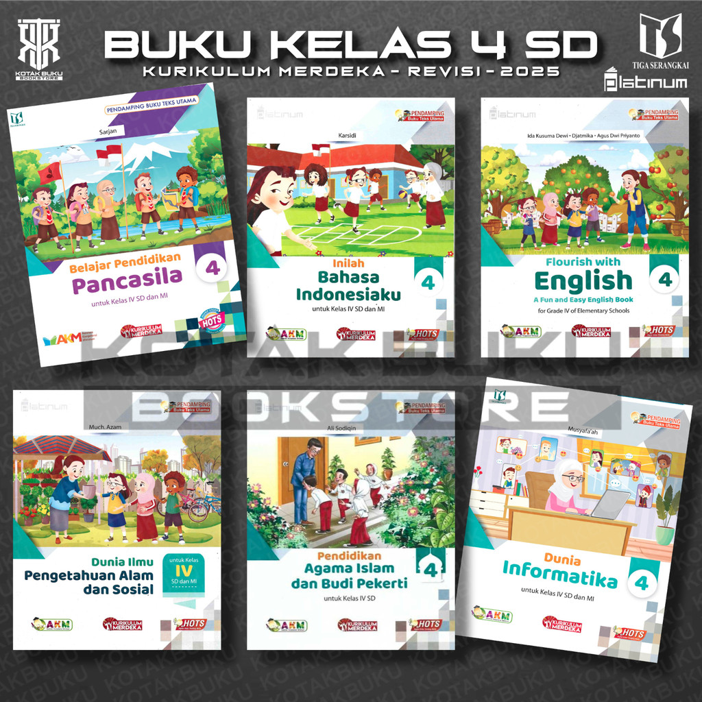 Jual Buku Kelas 4 SD Kurikulum Merdeka / Platinum / Tiga Serangkai - Revisi 2025 | Shopee Indonesia