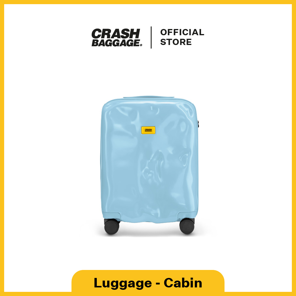 Jual Crash Baggage Icon Luggage Tone On Tone Sky Blue 35 lt Cabin ...