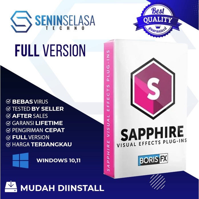 Jual Plugin: Boris FX Sapphire Plug-ins 2025 [WIN] | Shopee Indonesia