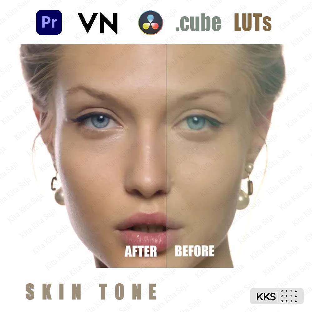 Jual KKS Skintone LUTs Pack untuk VN Premiere Pro Davinci Resolve | Android iOS PC | Shopee ...
