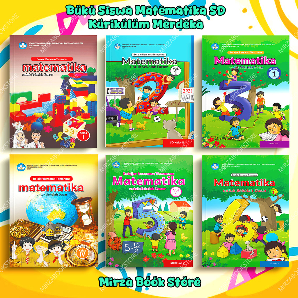 Jual Buku Matematika SD/MI Kemendikbud Kurikulum Merdeka Revisi Terbaru ...