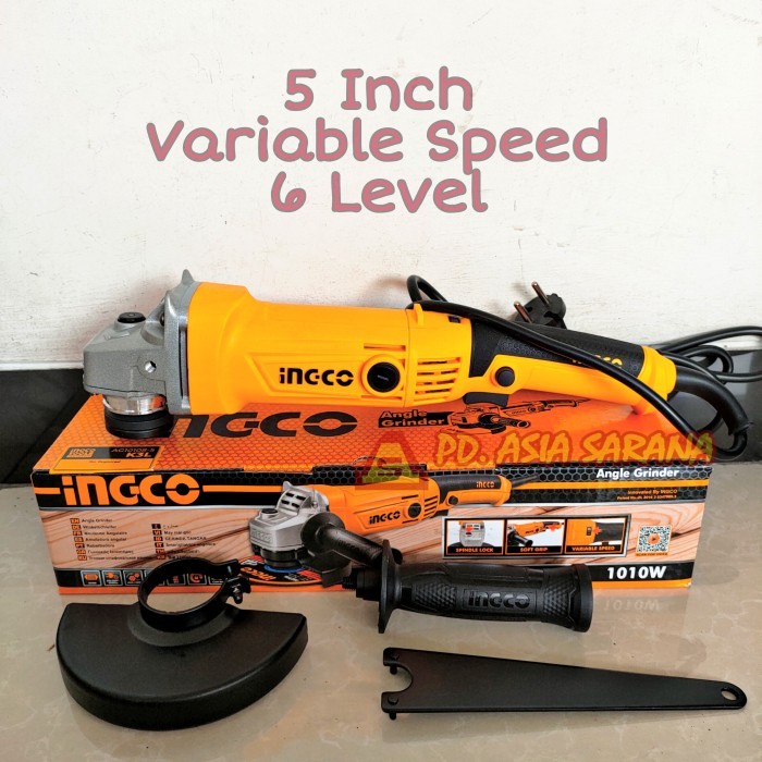 Jual Mesin Gerinda 5" Variable Speed INGCO AG10108-5 Angle Grinder 5 ...