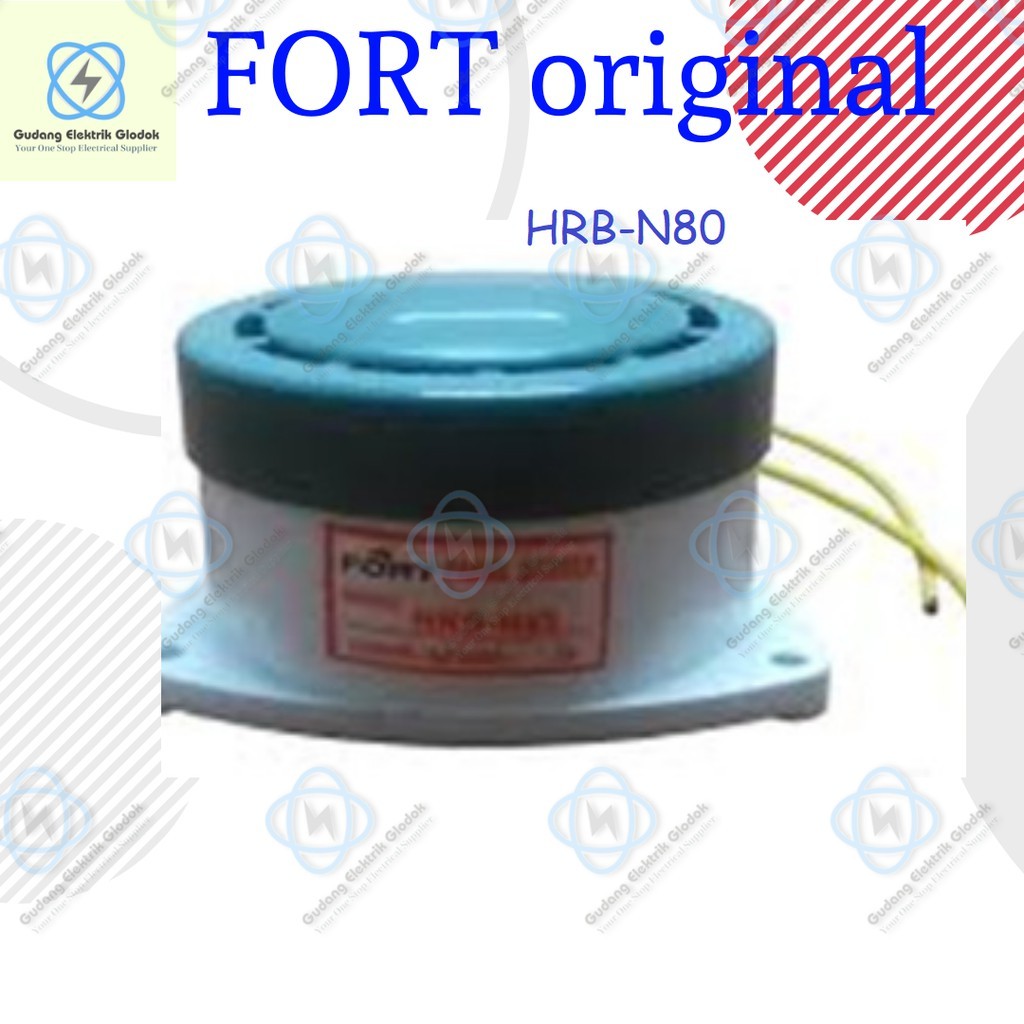Jual BUZZER OUTBOX / BELL SEKOLAH ; DIA 65MM ; HRB-N80 ; VAC/VDC ; FORT | Shopee Indonesia